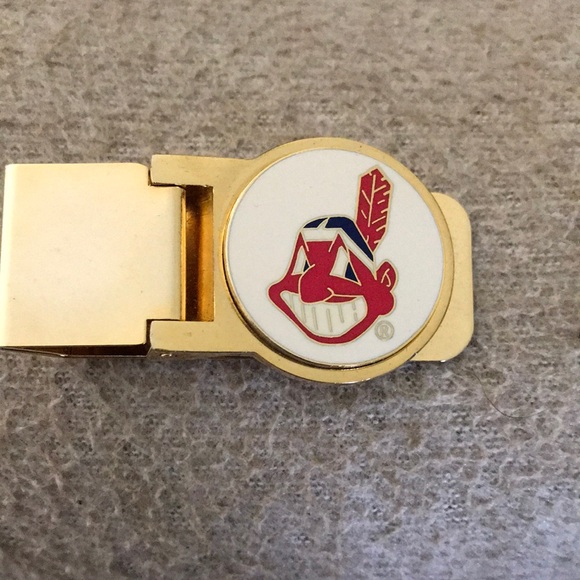 MLB | Accessories | Vintage Locking Adjustable Cleveland Indians Money ...